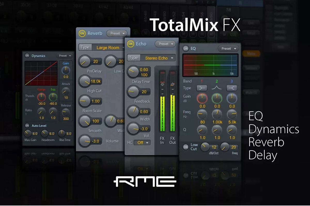 EINSTIEG TOTALMIX FX - DSP Effekte Überblick